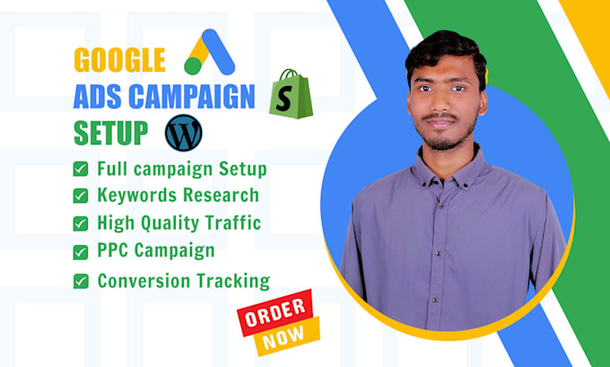 Professionally set up your google ads ppc campaign by Chopol_das | Fiverr