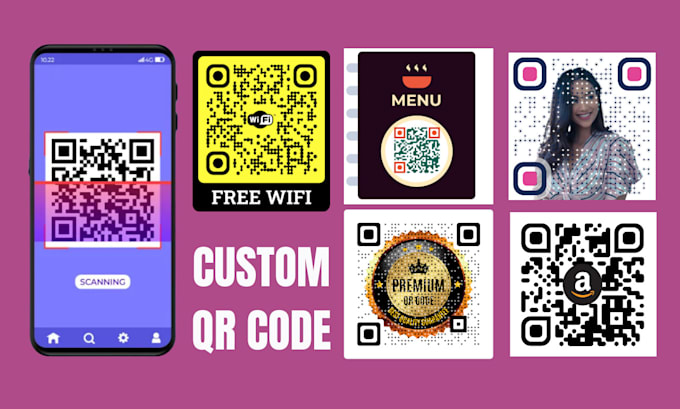 Deliver a custom qr code design featuring your logo in just 2 hours by ...