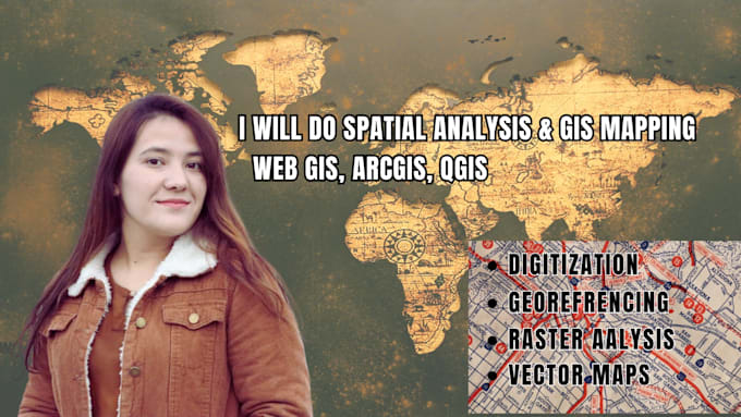 Provide you amazing gis mapping service, spatial analysis qgis and ...