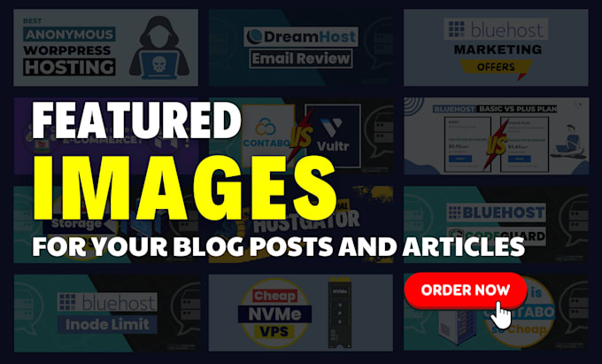 Design featured images, blog post images, web banners, posters by ...