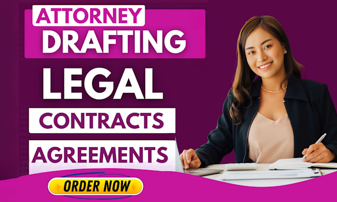 Draft legal contracts and agreements by Amelia_expertt | Fiverr
