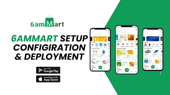 Setup 6ammart and publish it to the play store and app store by Codelabors | Fiverr