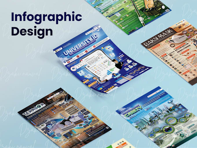 Create a complex and unique infographic design by Dzakinv | Fiverr