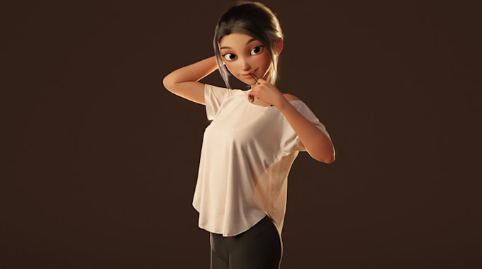 Create 3d mmd character, gmod model, vtuber rigging, vrc avatar, vrm ...