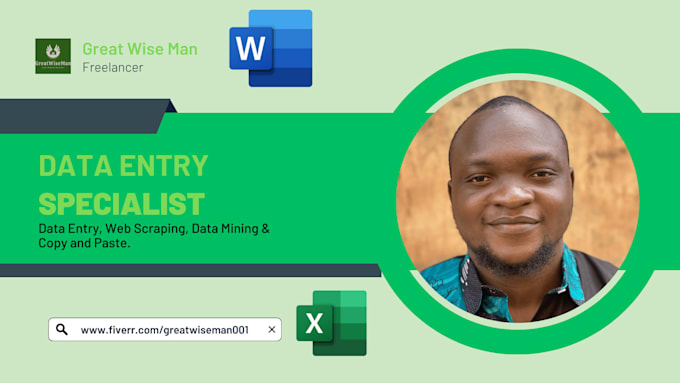 Be your precision data entry wizard by Greatwiseman001 | Fiverr