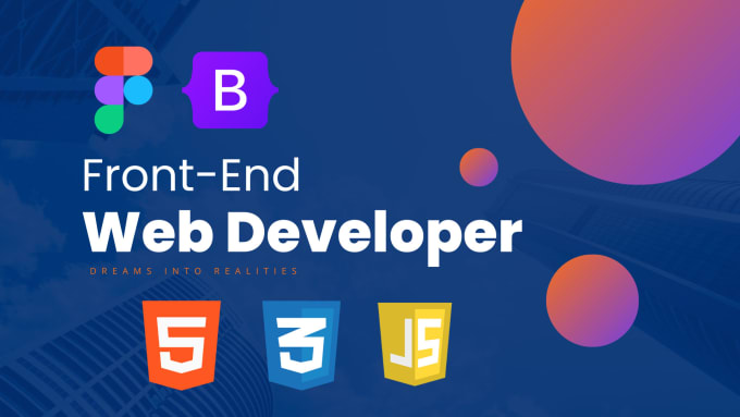 Be Your Frontend Web Developer Using Html Css Js And Boostrap By Abdullashafaz Fiverr