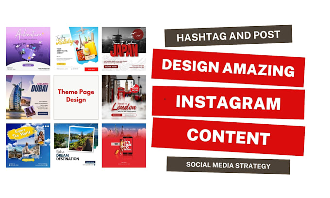Create instagram content for instagram post design by Forhadheraa | Fiverr