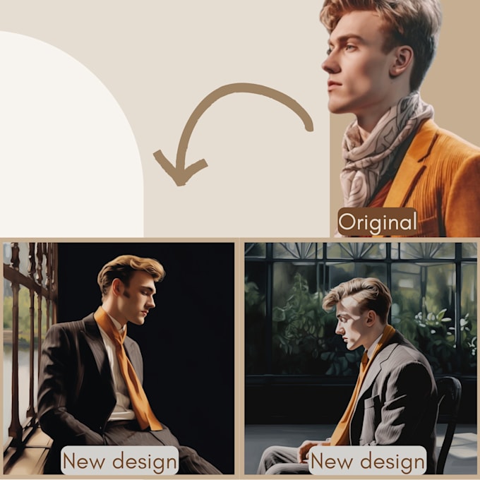 Draw your images into classical scenery style illustrations by Jay ...