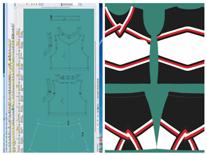 Make digital sewing pattern, grading for any garments in pdf by ...