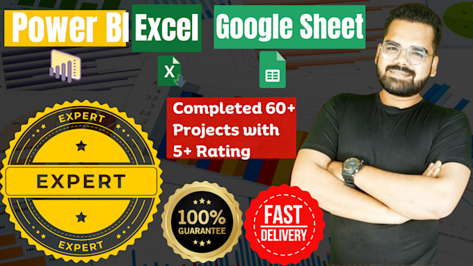 Make dashboard of sales, employee, marketing data in excel power bi google sheet by ...