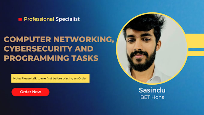 Do Computer Networking Cybersecurity And Programming Tasks By