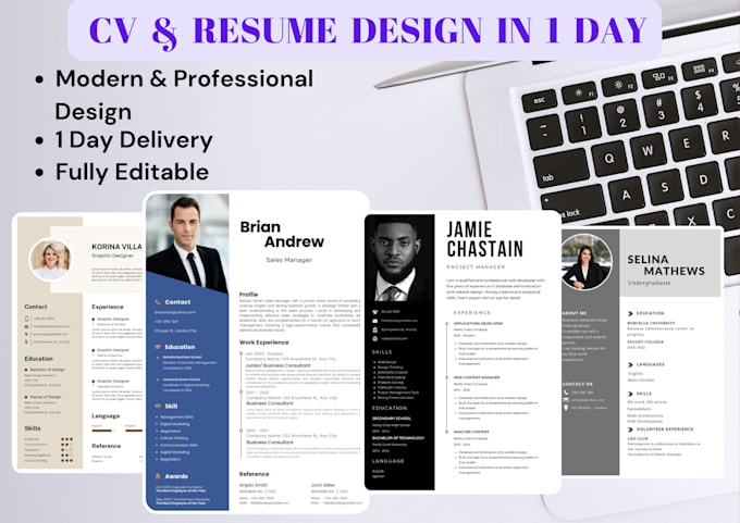 Create professional cv resume design, cv resume make, edit by Lahi ...