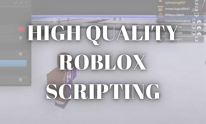 Write professional script for your roblox game, roblox script by ...
