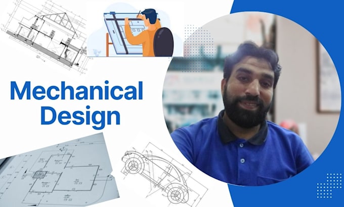 Do autocad mechanical design by Aamirhussain436 | Fiverr