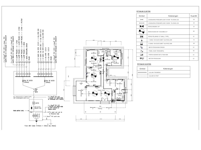 Draw autocad electrical drawing by Fatihahbadrul01 | Fiverr