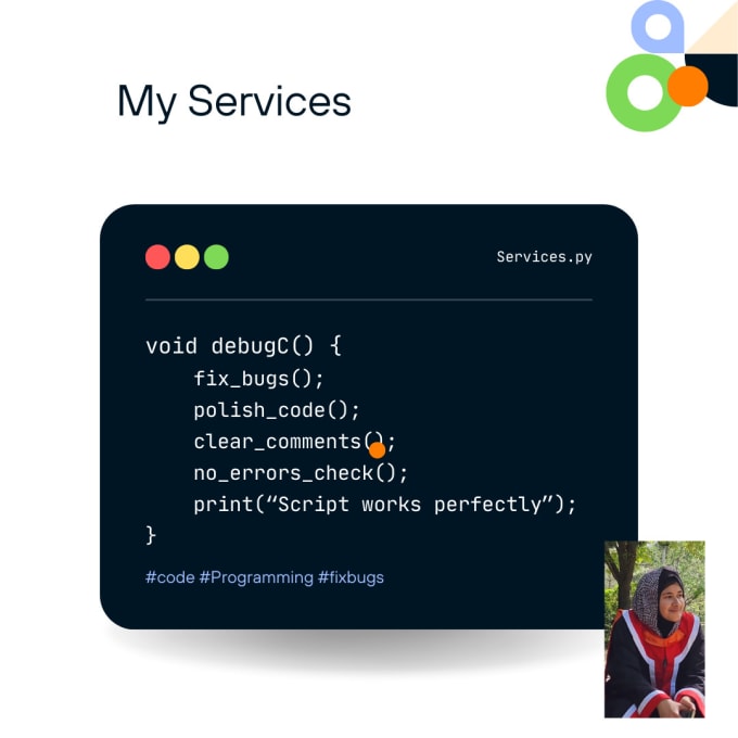 Debug your c code by Maryamimran | Fiverr Debug your c code by Maryamimran | Fiverr