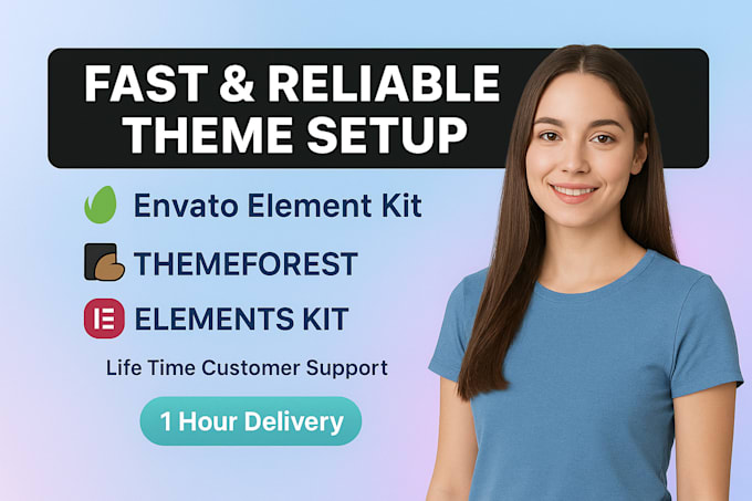 Urgently install envato element kit, themeforest, wordpress, theme, template by Asadk9 | Fiverr