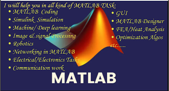 Assist you in matlab, simulink work by Engg01 | Fiverr