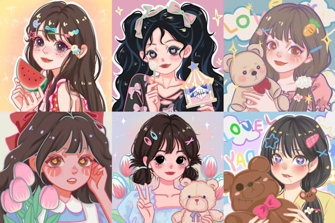 Draw cute pfp for you by Xokylo | Fiverr