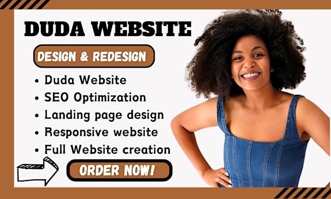 Build responsive duda website, duda landing page using duda website builder