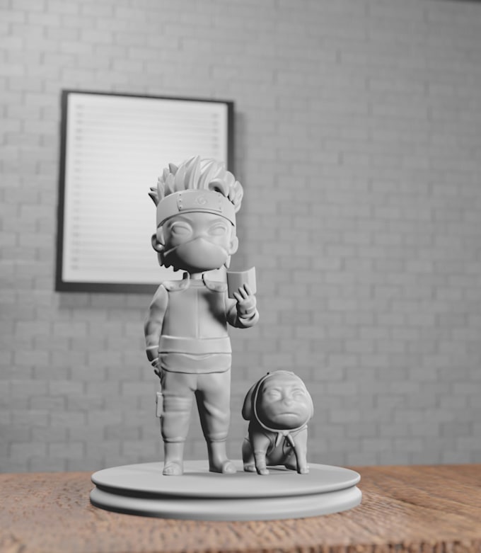 Do design 3d chibi character for 3d print by Aryaaenbe | Fiverr