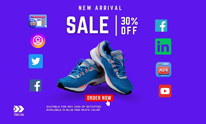 Design social media posts graphics for facebook, instagram, linkedin by ...