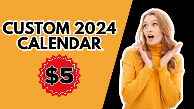 Design your own calendar by Berbeonfiver | Fiverr