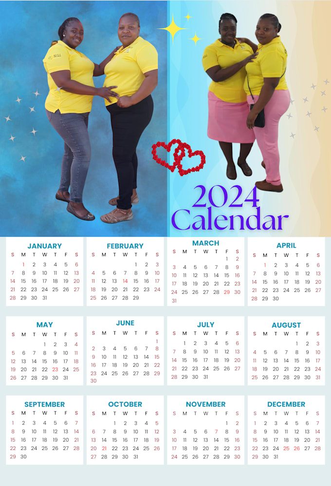 Customize calendars for you by Chuttysdesignan | Fiverr