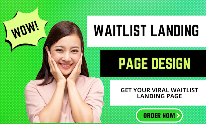 Waitlist landing page design, viral waitlist, waitlist design, coming soon page by Anthonydevc ...