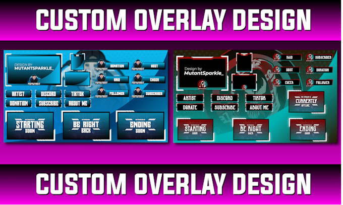 Create custom twitch and kick overlays for you by Humza_naseem | Fiverr