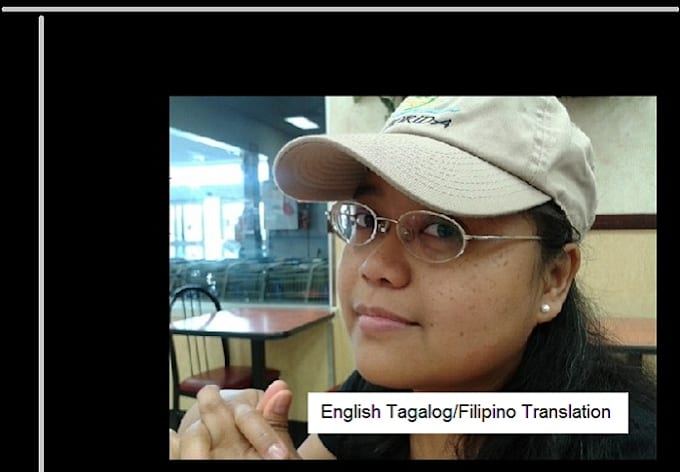 Translate your english text to tagalog or ilonggo by Pearlyperj | Fiverr