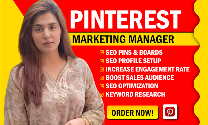 Be your pinterest marketing manager, design seo optimized pins and boards by Tracking_exprts ...