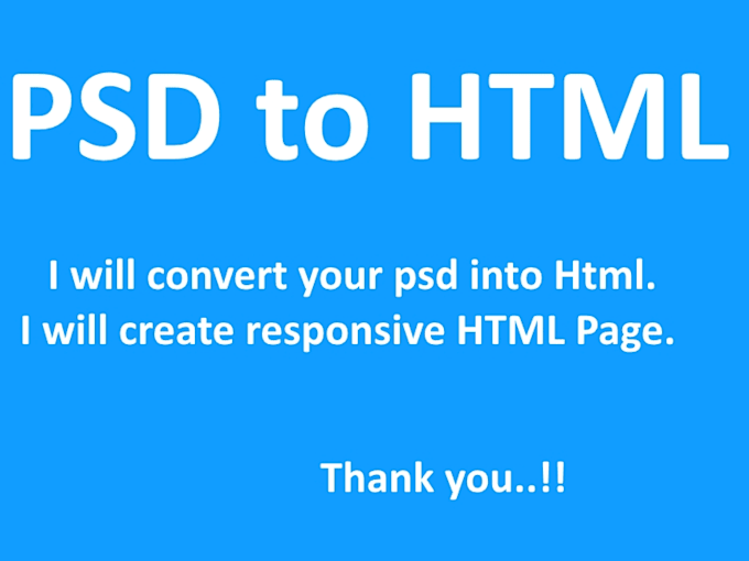 Convert psd to html,wordpress with responsive by Vroom7 | Fiverr