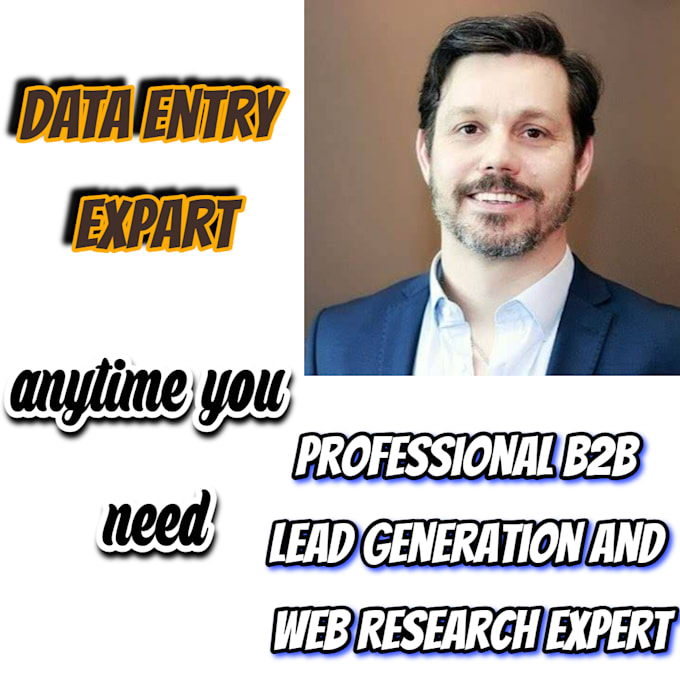 Manage mine entry data web research b2b lead generation by ...