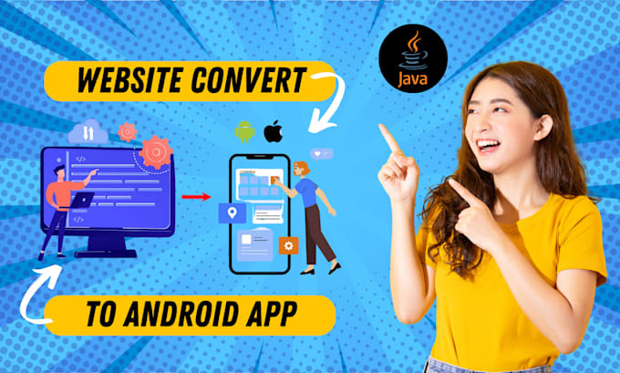Convert any website to android app with android studio and java by Dev ...