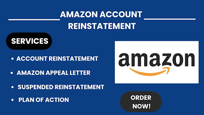 Do amazon reinstatement for suspended amazon account and write plan of ...