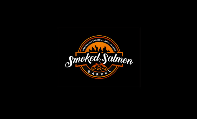 Design top notch images hot smoked salmon logo by Aiden_amiet | Fiverr