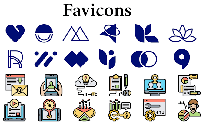 Design favicon, website and custom icons by Charliman60 | Fiverr