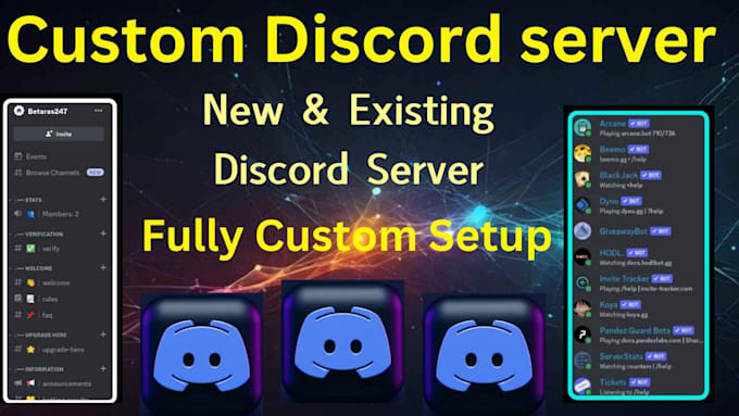 Create a discord server by Dargon_rana | Fiverr
