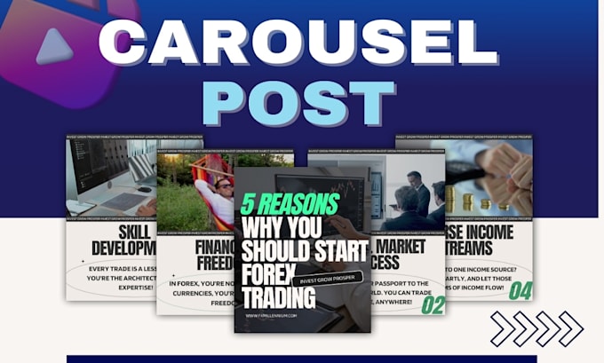 Design instagram carousel and linkedin carousel in 24 hours by Amarspace | Fiverr