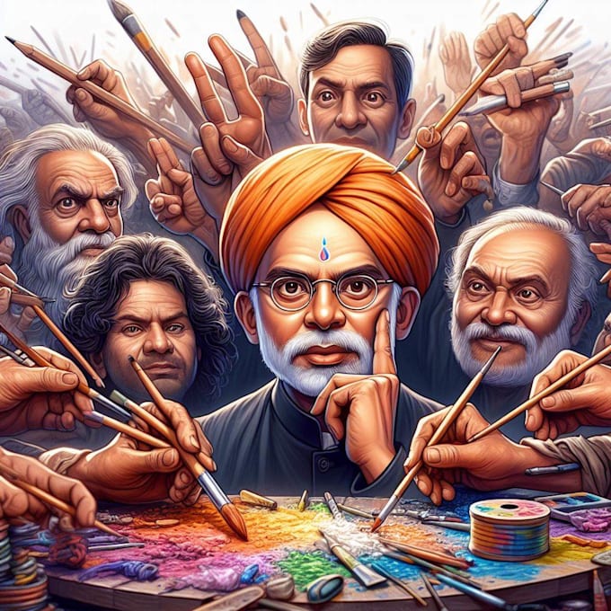 Make political cartoon and editorial cartoon, caricature by Madele ...