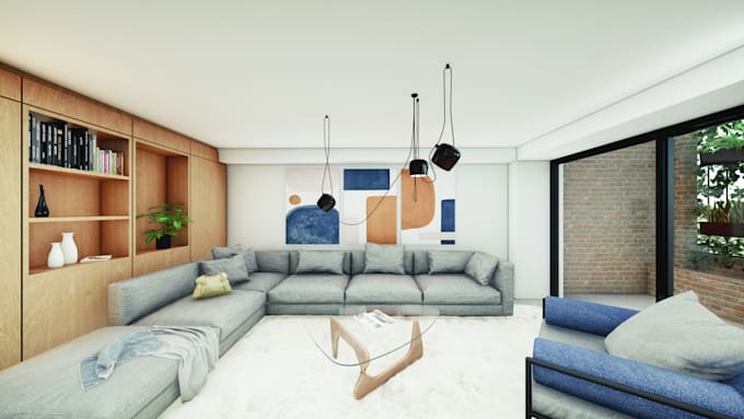 Design your living room or bedroom by Ferhqz | Fiverr