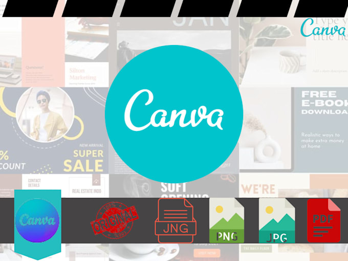 Give you any type of creative designs by using canva by Ali_gill1 | Fiverr