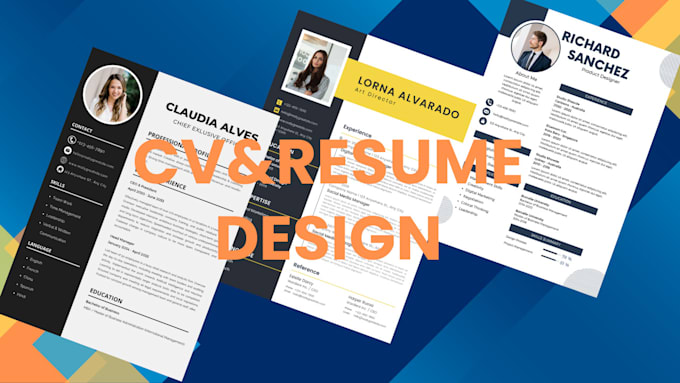 Design, rewrite professional cv, resume, cover letter by Sahipsahip ...