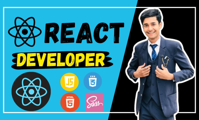 Be Your Front End Web Developer Using Html Css Js React Js By Ahmadhasan Fiverr