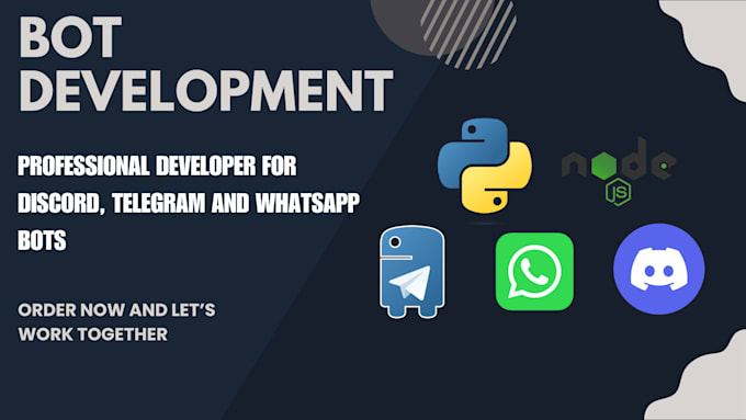 Be your professional telegram, discord, telegram bot coder by Dynamicamine | Fiverr