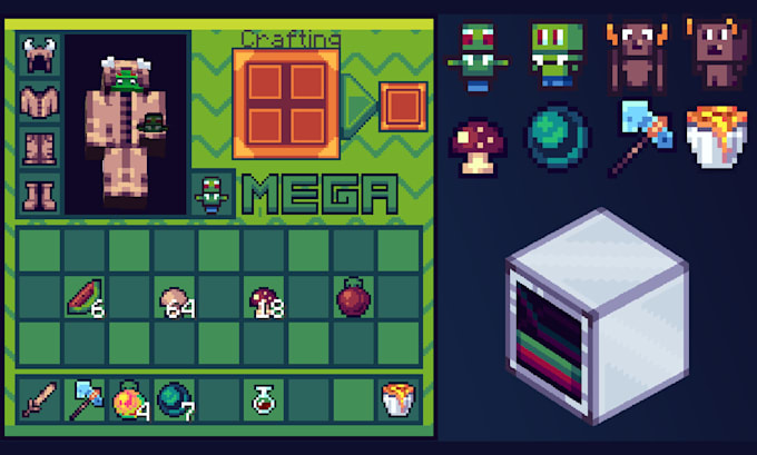 Create minecraft texture pack by Megacrash | Fiverr