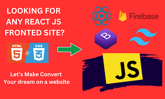 Design agency portfolio cooperate react js html tailwind css or ...