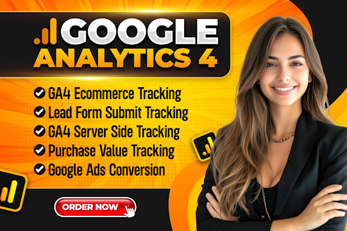 Setup google analytics 4 ecommerce tracking, ads conversion tracking by gtm by Hinata_pro_ | Fiverr