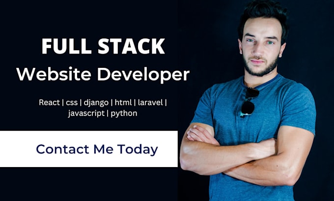 Do full stack web developer website design front end developer and html website by Tobi_brown ...